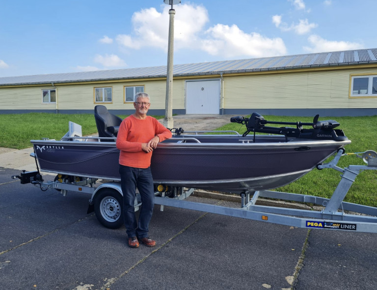 SKYLLA 420 ALU - Angelboot aus Aluminium - Aluminiumboot für Angler